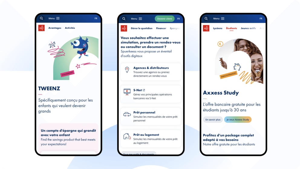 A new look for Spuerkeess's website with a Design System | Apart