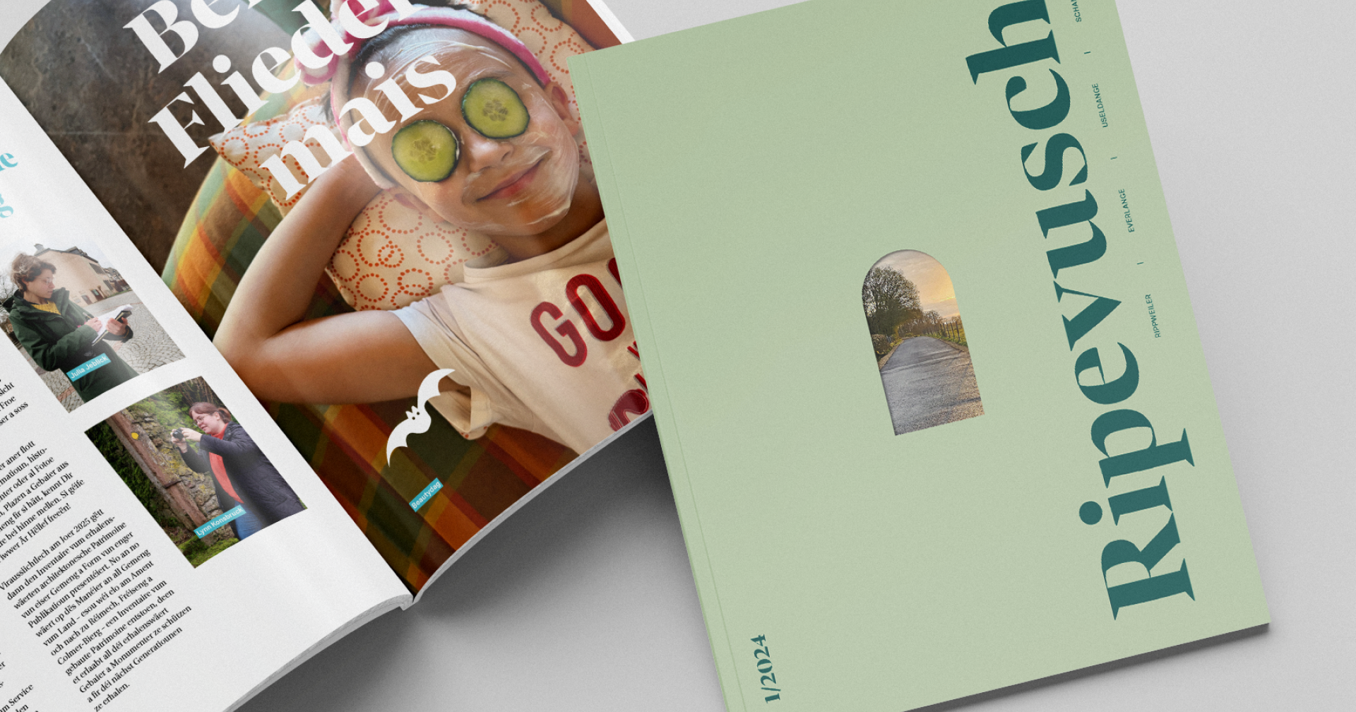 Commune d'Useldange: New editorial design for “Ripevusch” | Apart