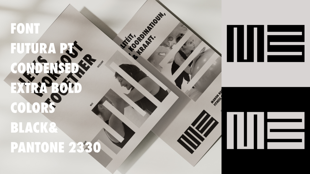 New logo and branding for Manon Bock, fitness coach. | Apart